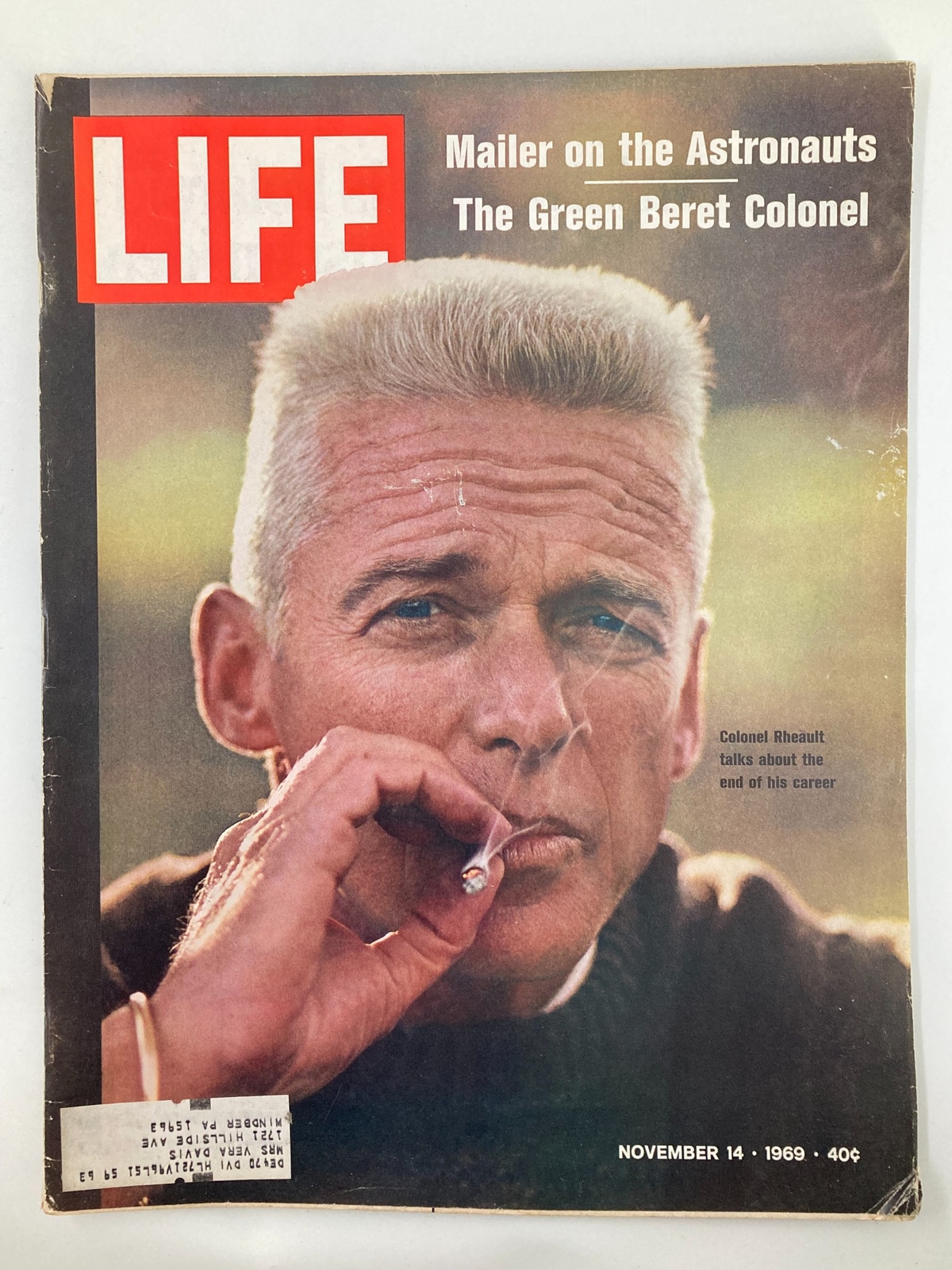 VTG Life Magazine November 14 1969 Robert Rheault The End of His Career ...
