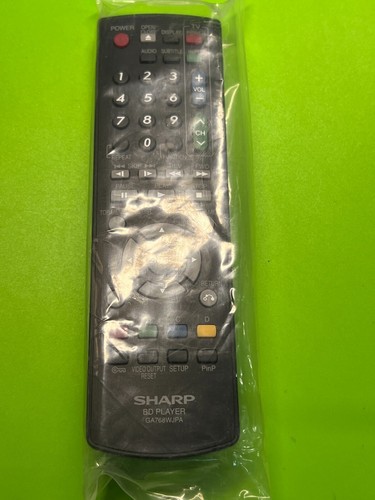 SHARP GA768WJPA REMOTE CONTROL for BD-HP210 BD-HP210U BD-HP22 BD-HP22U ...