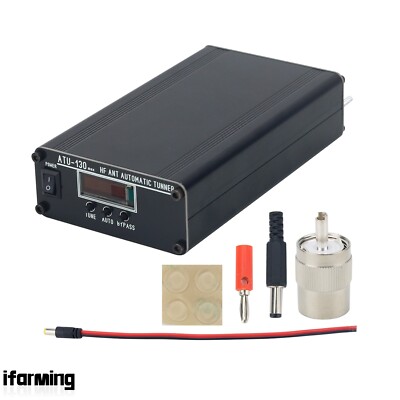 ATU-130 200W HF Automatic Antenna Tuner 3.5-54MHz Shortwave Antenna ...