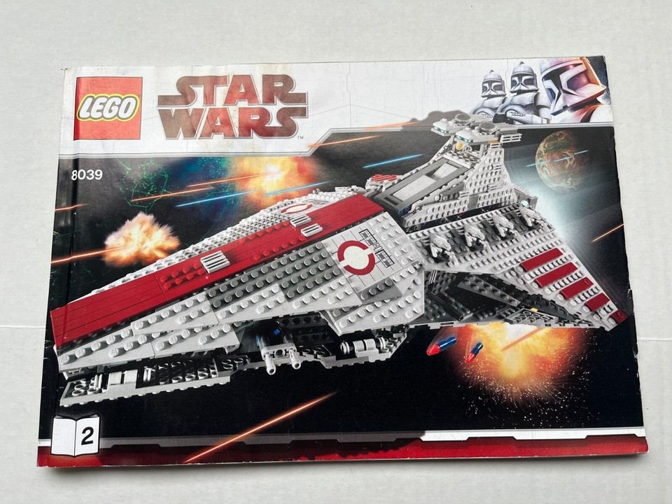 LEGO Star Wars: Venator-Class Republic Attack Cruiser 8039 w/instr/figs ...