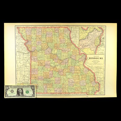 Pre-1900 - Antique Map - 17