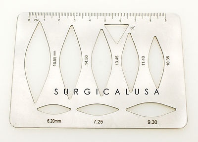 Surgical Template Guide for outlining NEW Surgical Instruments | eBay