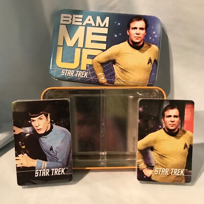 Star Trek Playing Card Gift Set in Collector Tin 2009 Vandor #80084 $14 ...