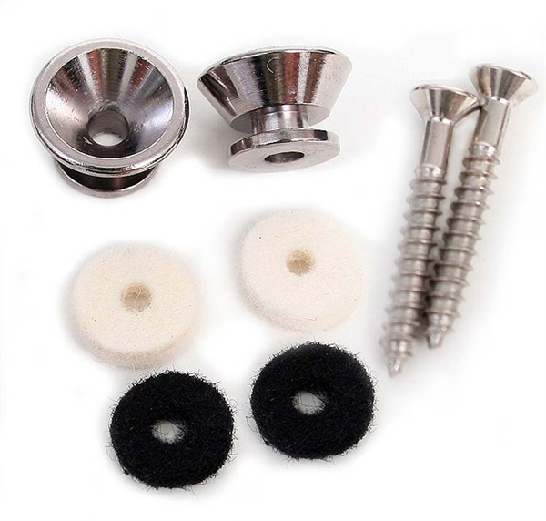 Fender Strap Buttons for Strat, Tele & Bass. Non-Slip for USA Std & Pro ...
