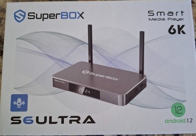 SuperBox S6 Ultra Smart Media Player 6K Android 12 TV Box | eBay