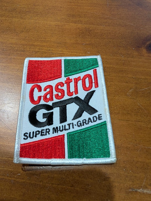 Castrol GTX Oil Racing Patch - Rare Drag - NHRA - NASCAR | eBay