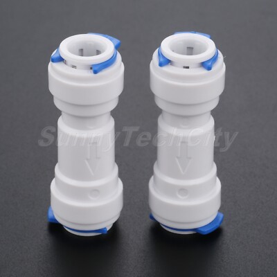 Reverse Osmosis System Check Valve 3/8" Quick Connect for RO Pure Water ...