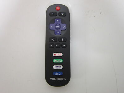 TCL Roku Remote Netflix Hulu Roku Disney+ (06-IRPT20-URC280J) URC280J ...