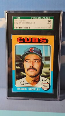 1975 Topps #352 Darold Knowles SGC 9 Cubs | eBay