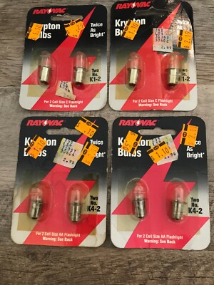 Rayovac Krypton Flashlight Bulb Lot | eBay