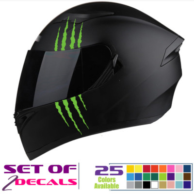 Claw Claws Scratches Decal, Motorcycle bike Helmet Stickers kit [OT14 ...