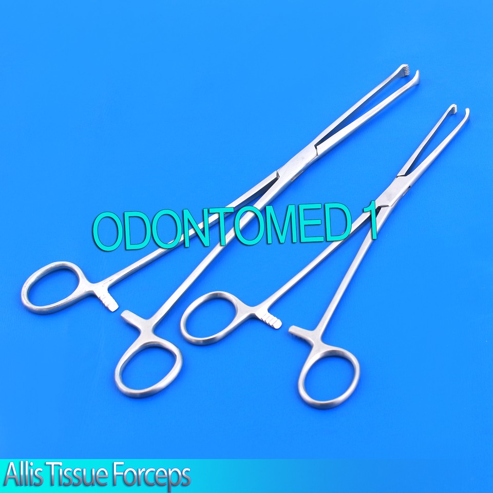 Set Of 2 Premium O.r Grade Allis Tissue Forceps Clamps 5x6 Teeth 6"+7 ...