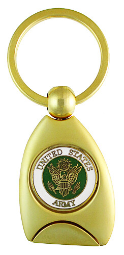 United States Army Golden Swivel Pendant Military Key Chain | eBay