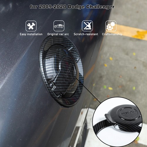 For Dodge Challenger 2008-2023 Gas Cap Fuel Filler Door Panel Carbon ...