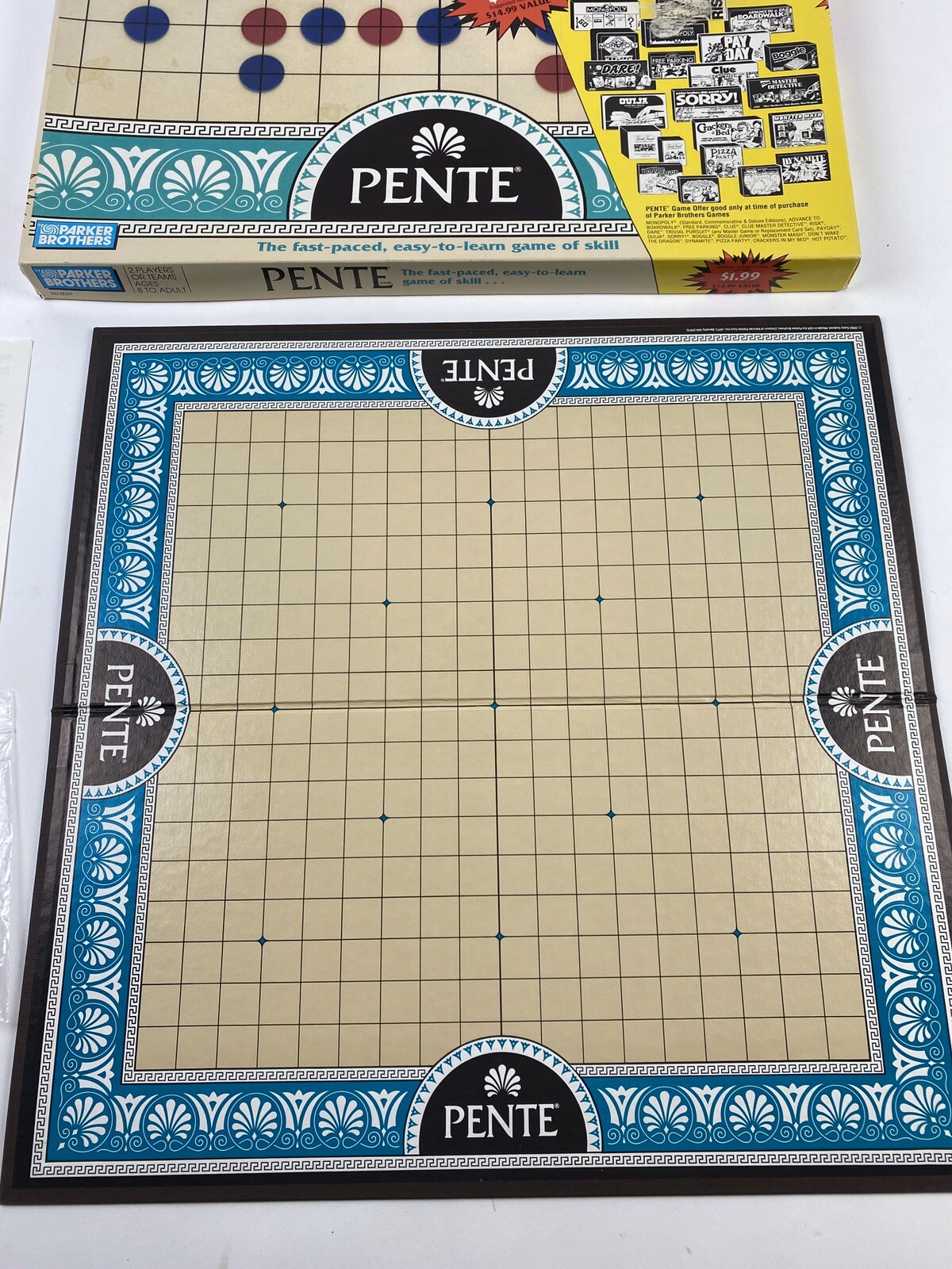 Parker Brothers 1989 Promotional Edition PENTE Board Game COMPLETE | eBay