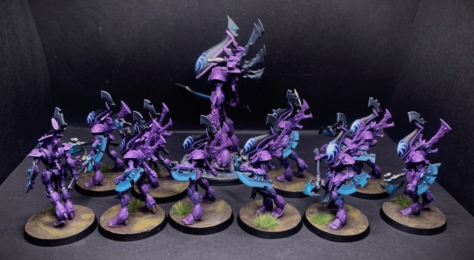 Wraithblades + Wraithlord painted pack Warhammer 40k Aeldari ...