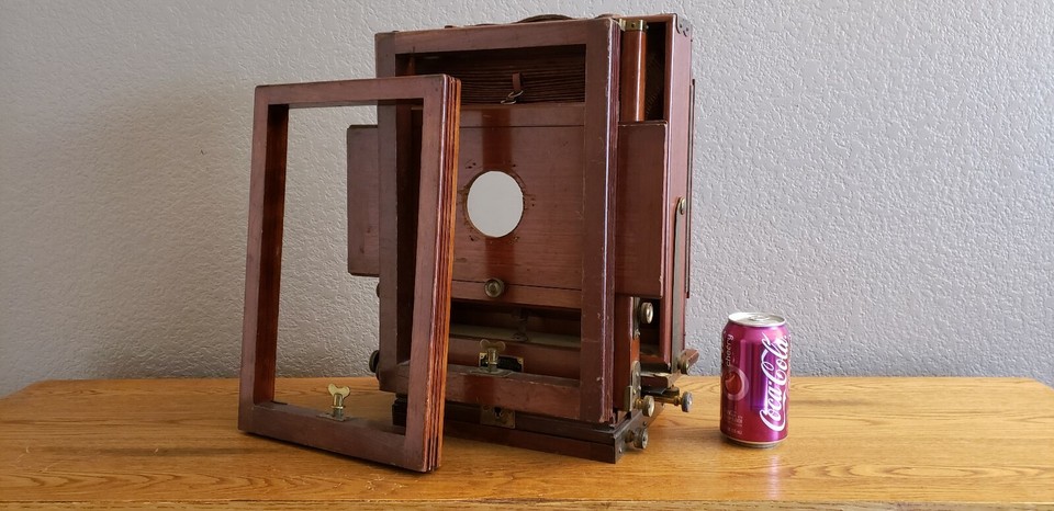 RARE Eastman #2 / 7x11 View camera / Wood camera/ wood Tripod / lens | eBay