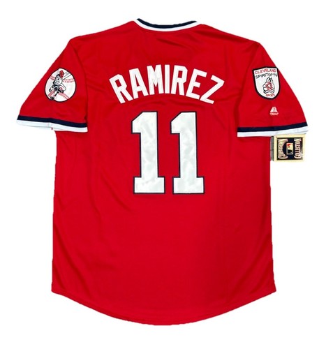 Jose Ramirez 1976 Cleveland Indians Cooperstown Red Jersey w/ Patch ...