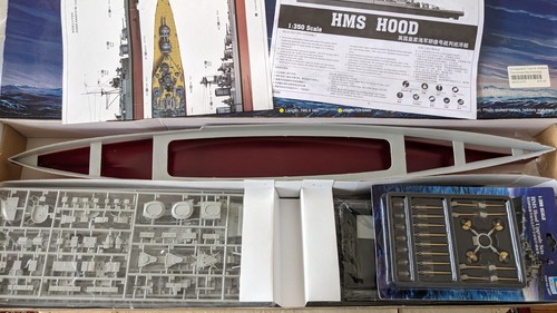 Trumpeter 05302 Royal Navy HMS Hood Battle Cruiser Model Kit 1/350 ...