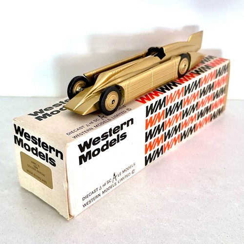 Western Models 1929 Golden Arrow Land Speed Car, Made in England | eBay