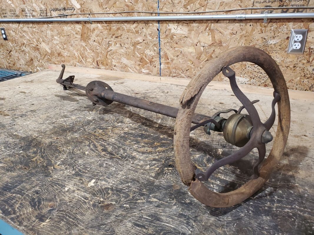 1909-14 Ford Model T Early Brass Steering Column With Dodge Brother ...
