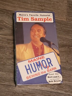 Tim Sample Maines Favorite Humorist VHS Maine Humor Behind The Barn New ...
