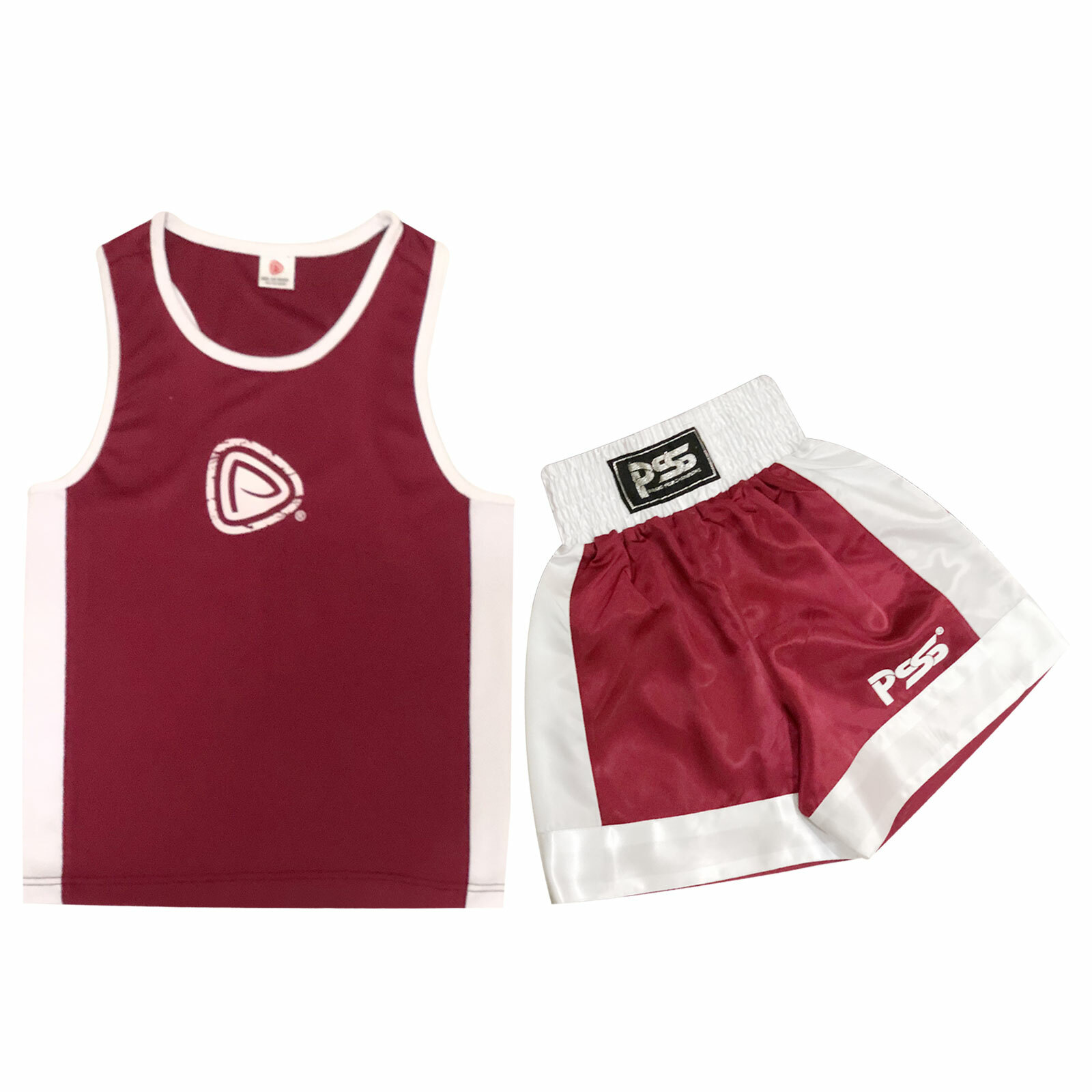 Kids Boxing Shorts & Top Set 2 Pieces High Quality Satin Fabric 3 TO 14 ...