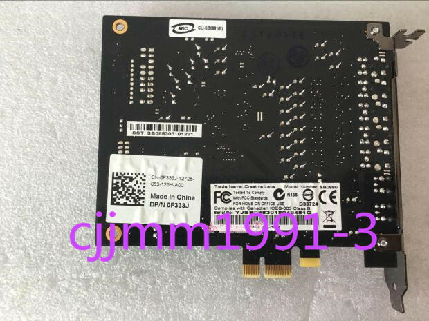 1PC USED Creative Sound Blaster X-Fi Xtreme Fidelity PCIe Sound Card ...