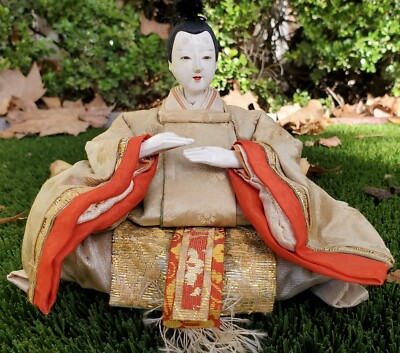 Vintage Japanese Emperor Kyo-Ho-Bina Edo Period Doll Head Marked ...