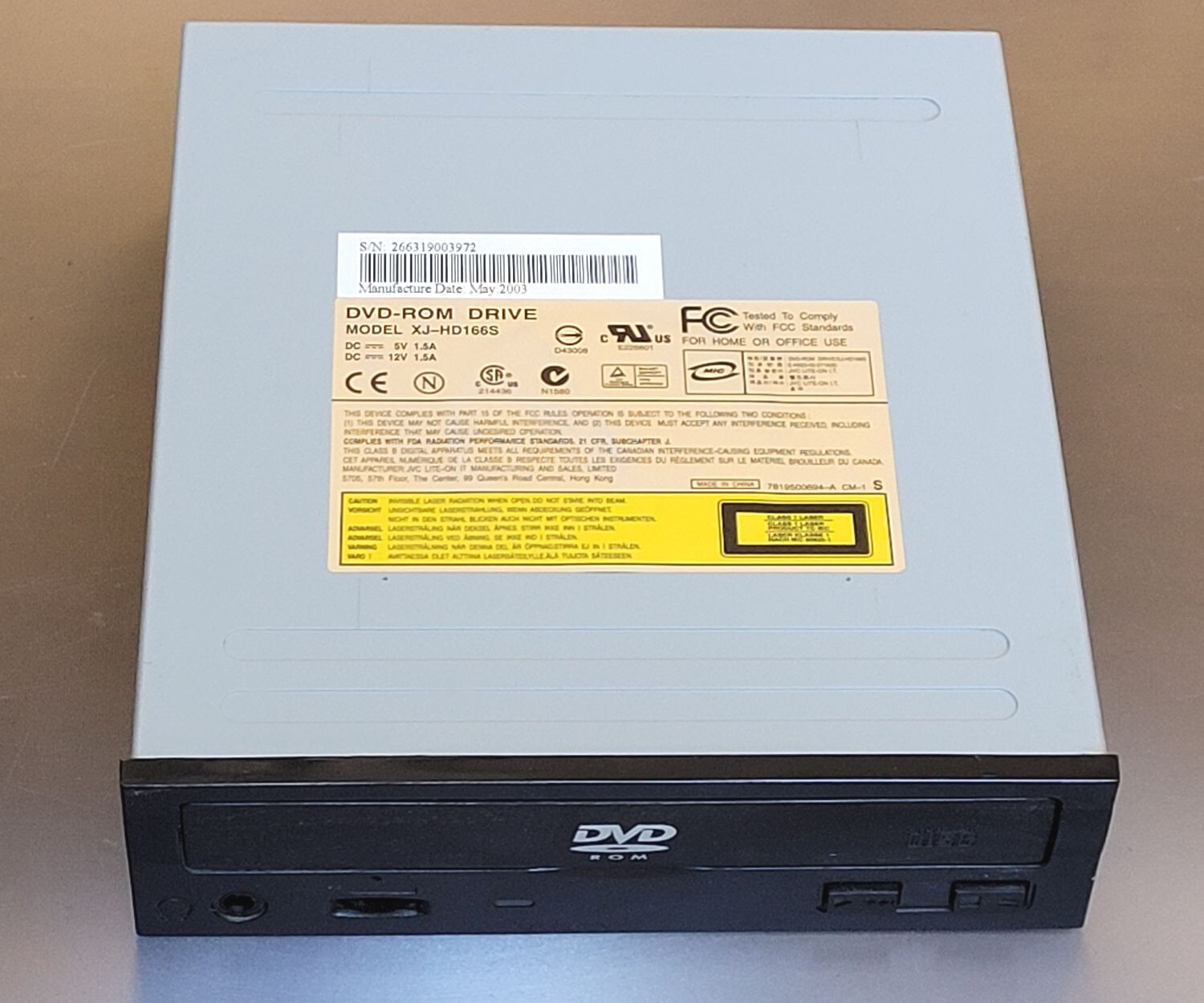JVC XJ-HD166S DVD-ROM internal IDE drive PATA/IDE/EIDE interface PC 16x ...