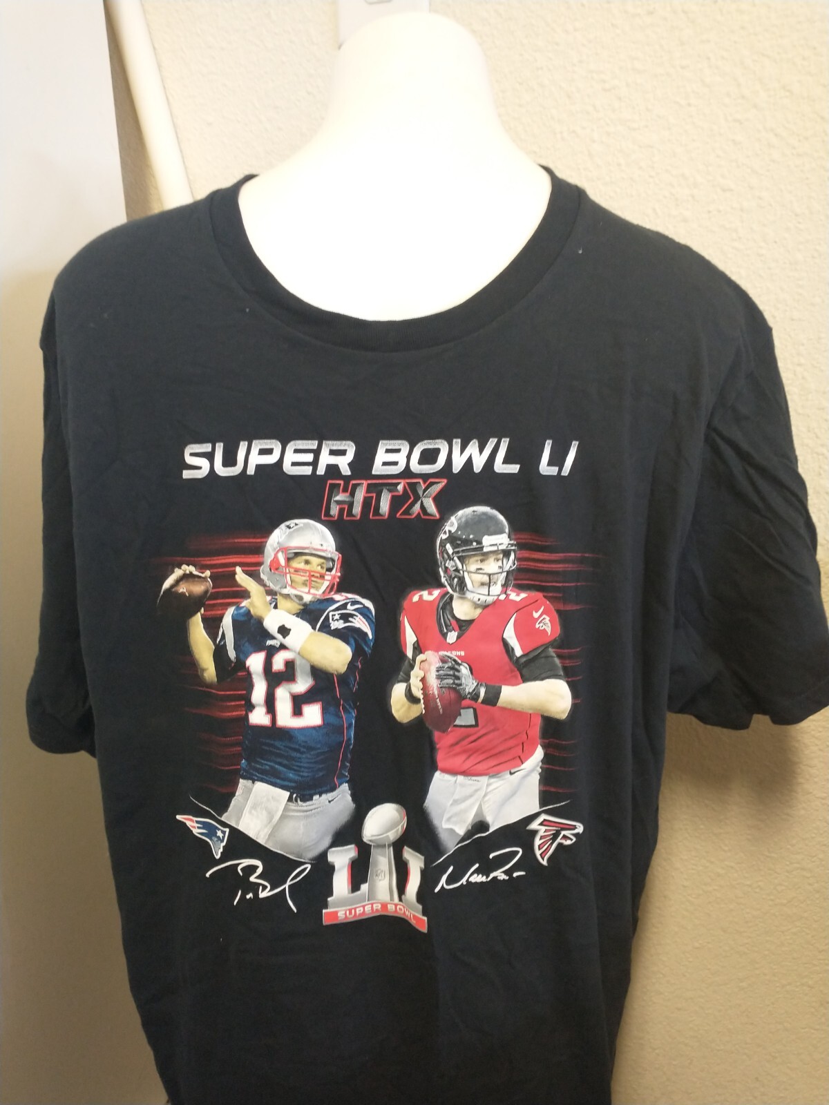 2017 Official Tom Brady Matt Ryan NFL Super Bowl 51 T… - Gem