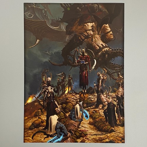 DRUKHARI DARK ELDAR TALOS PAIN ENGINE ART PICTURE POSTER WARHAMMER ...