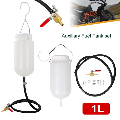 Motorcycle 1 Litre Auxiliary Fuel Tank & Carb Balancing Tool Equipments ...