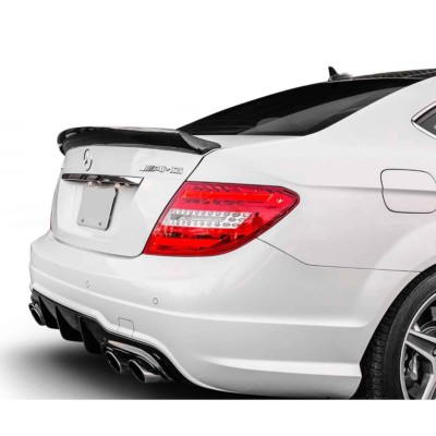 Mercedes Benz W204 Sedan C250 C300 C350 C63 AMG Carbon Fiber Rear Trunk ...