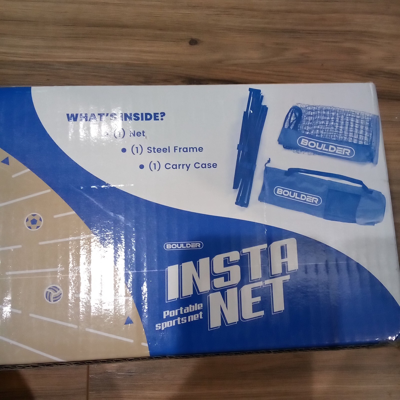 Boulder Insta Net Volleyball Badminton Pickleball Tennis Adjustable 14 ...