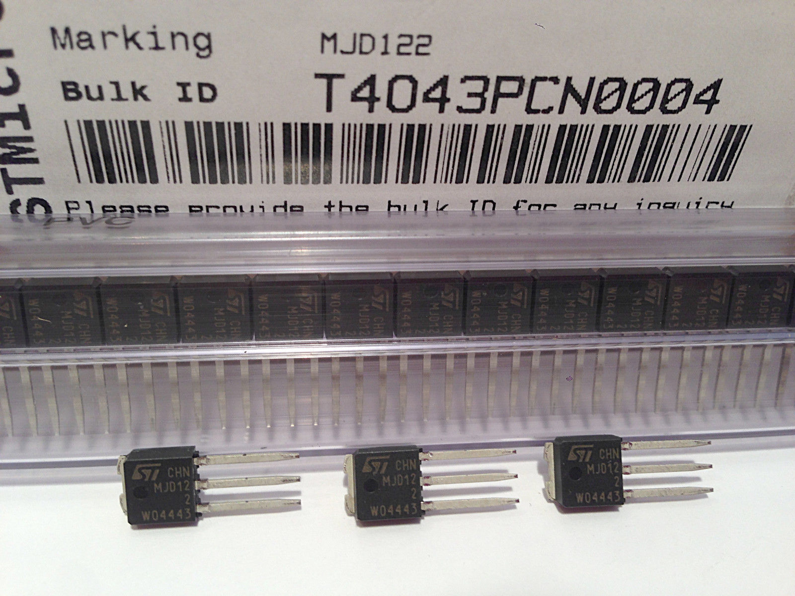 20 Stück /20 pieces MJD122-1 NPN DARLINGTON TRANSIST TIP122 100V 5A 20W ...