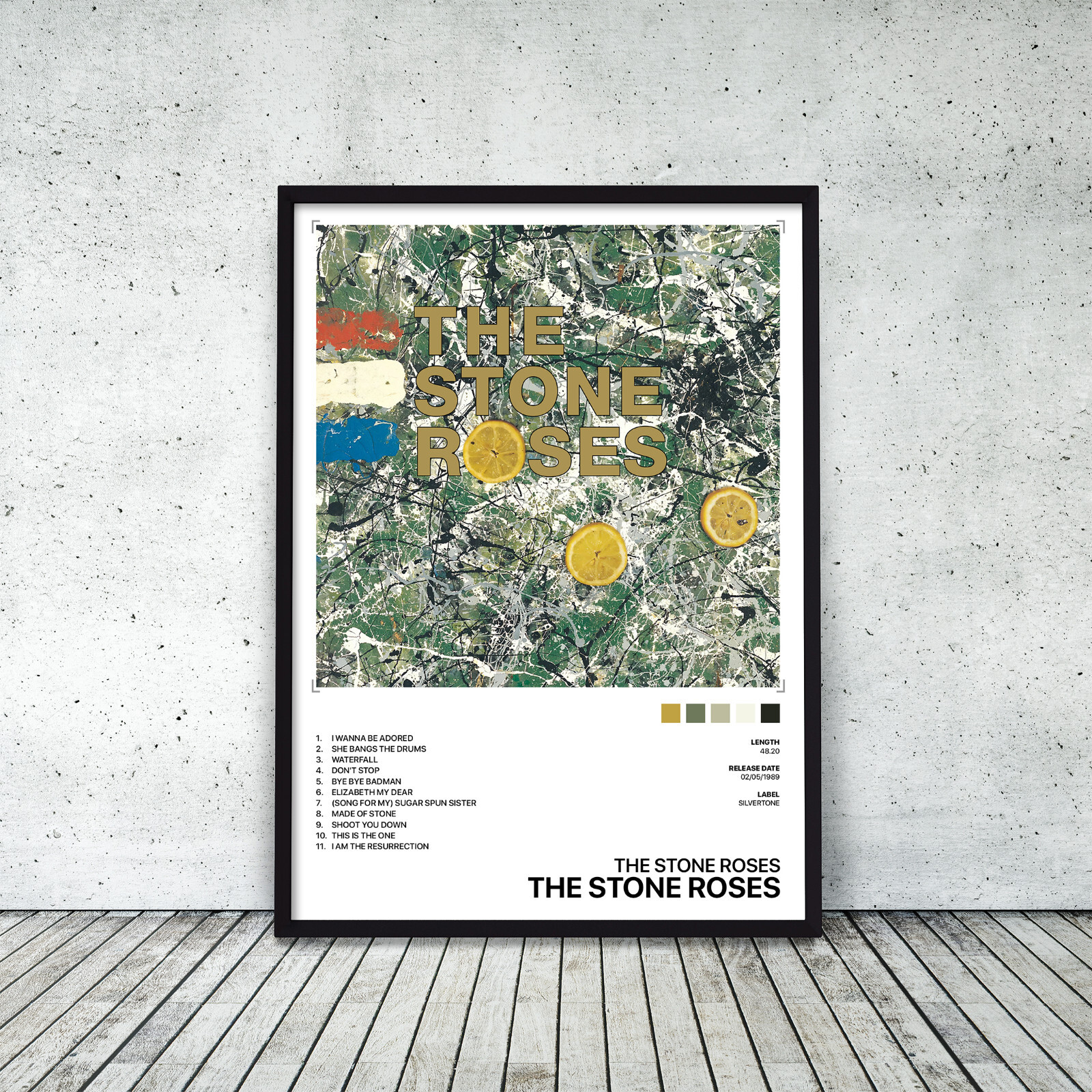 The Stone Roses – The Stone Roses - Album Cover Art Poster Print | eBay UK