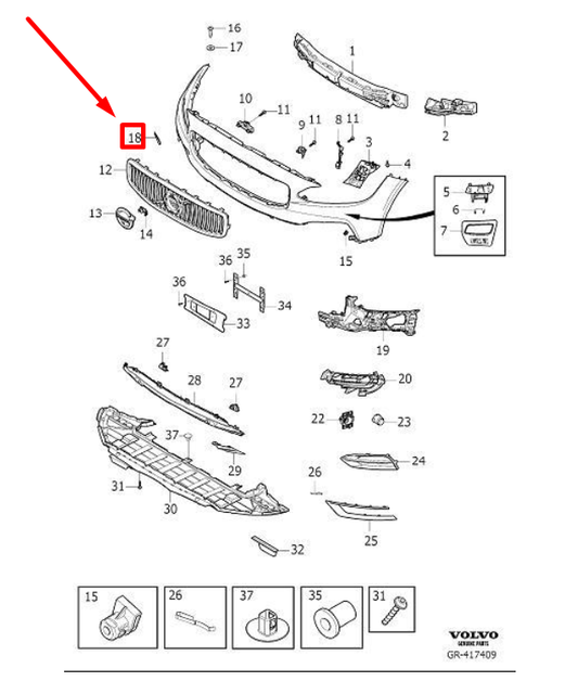 Volvo S90 V90 Abdeckung Deckel 39839818 online kaufen | eBay