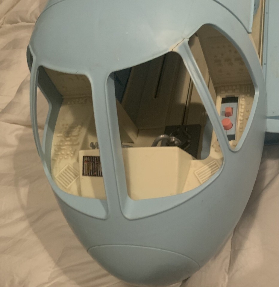 Vintage 1999 Mattel Barbie Jumbo Jet Doll Airplane Toy Blue | eBay