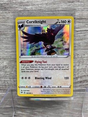 Pokemon TCG Corviknight Darkness Ablaze 156/189 Holo Foil Card | eBay