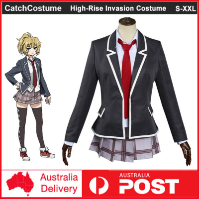 Anime High-Rise Invasion Tenkuu Shinpan Mayuko Nise Cosplay Costume ...