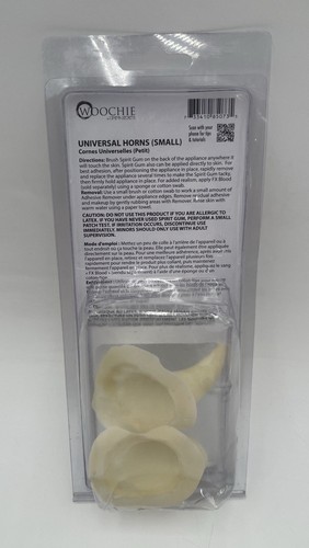 Woochie Small Universal Horns Latex Prosthetic Devil Faun Satyr LARP ...