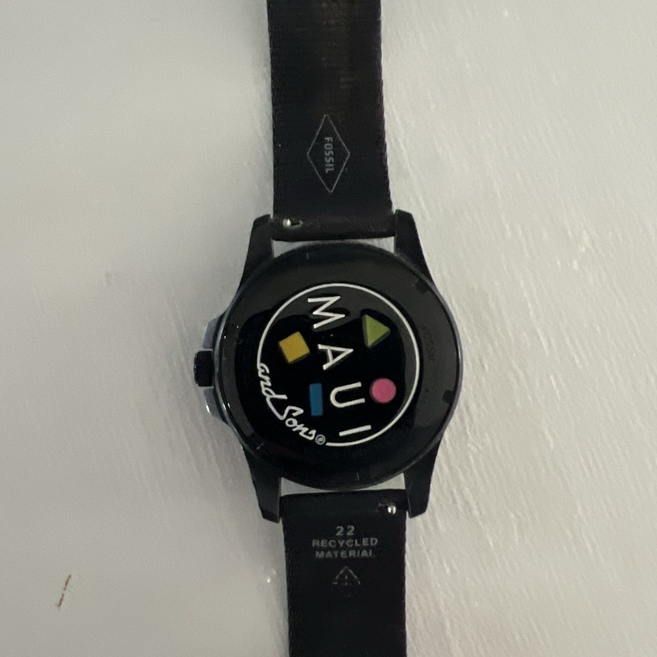 Maui And Sons Fossil Collab Watch Limited Edition, Rare Original Cookie ...