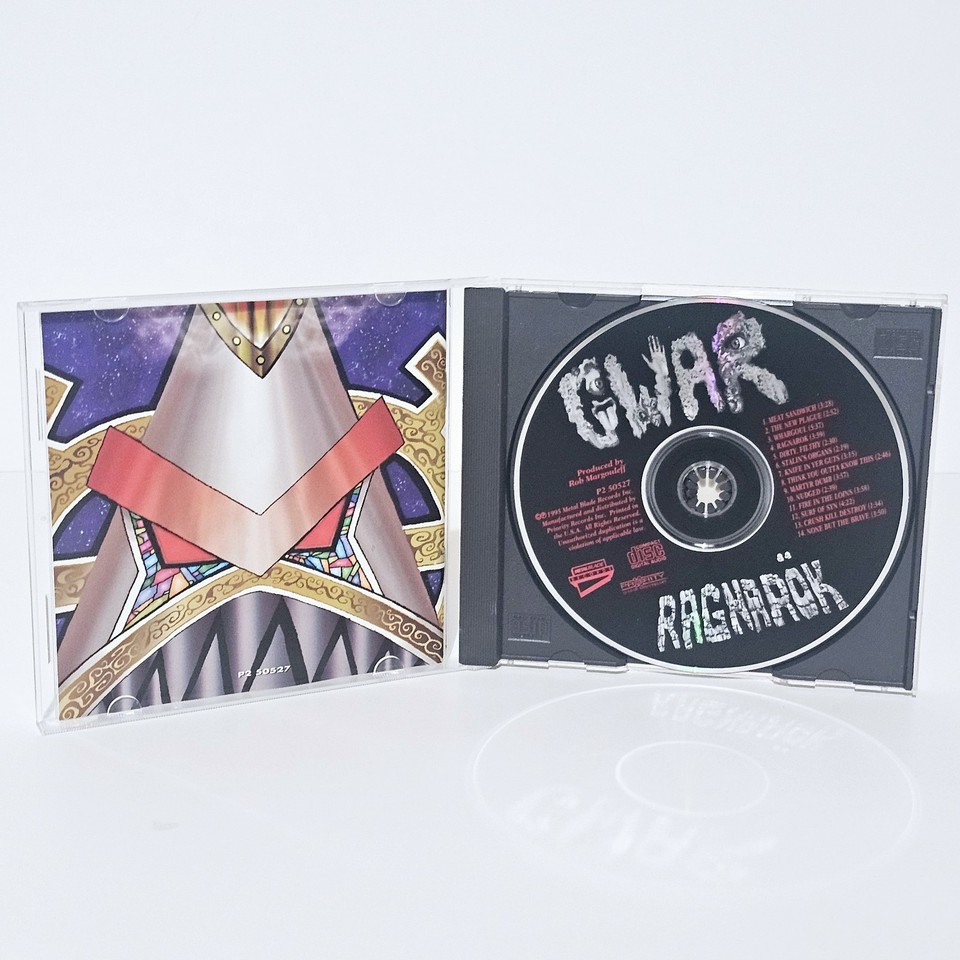 GWAR Ragnarok CD 1995 Metal Blade Rock Heavy Metal VG+ Disc P2 50527 ...