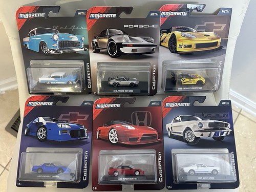 Majorette Collection Series COMPLETE SET of 6 - Porsche, NSX, Corvette ...