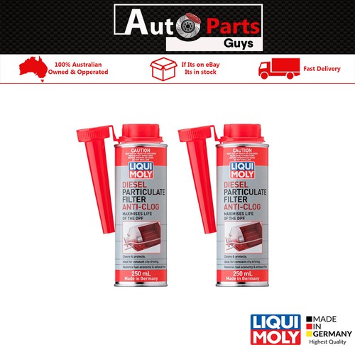 Twin Pack Liqui Moly Diesel Particulate Filter Anti Clog DPF Cleaner ...