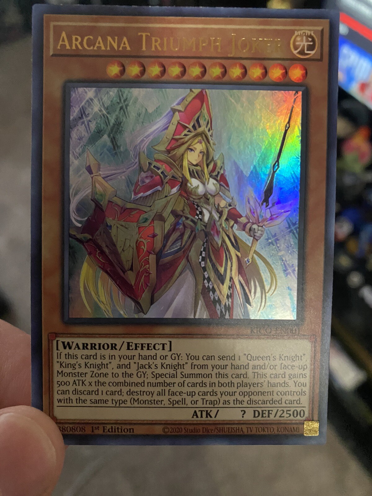 Yu-Gi-Oh%21+TCG+Arcana+Triumph+Joker+King%27s+Court+KICO-EN001+1st ...