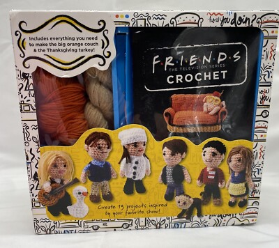 Friends TV Crochet Kit Big Orange Couch & Thanksgiving Turkey 13 ...