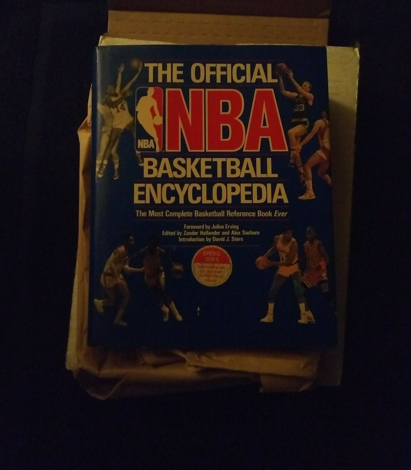 The Official NBA Basketball Encyclopedia Hardcover Villard Books New ...