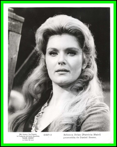 PATRICIA BLAIR in TV Serial: "Daniel Boone" Original Vintage PORTRAIT ...